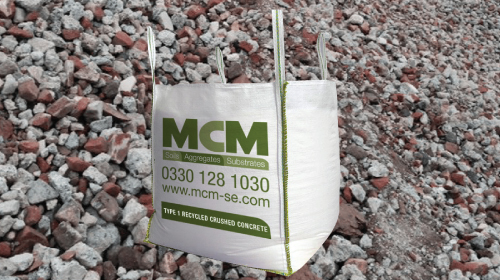 MCM Type 1 Aggregate Crushed Concrete Bagged - mcm