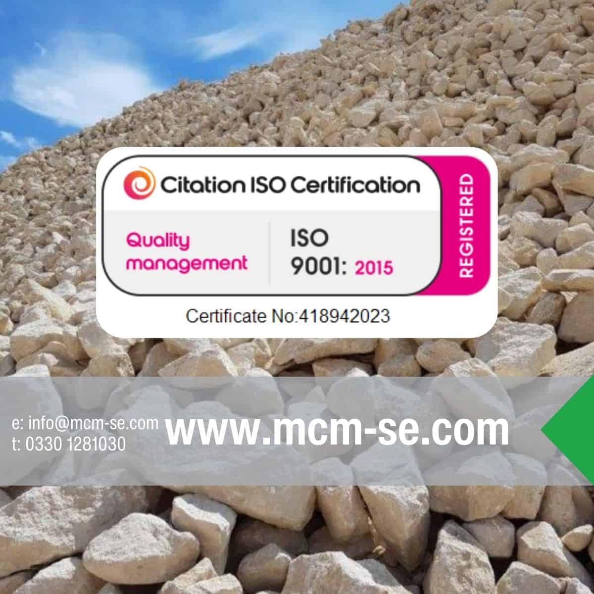 Achieving ISO9001 Quality Certification - MCM SE | Construction ...